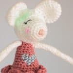 Ballerina mouse crochet pattern - Thoresby Cottage