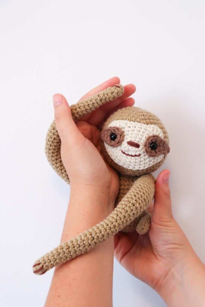 Sleepy Sloth Crochet Pattern | Crochet Sloth Toy
