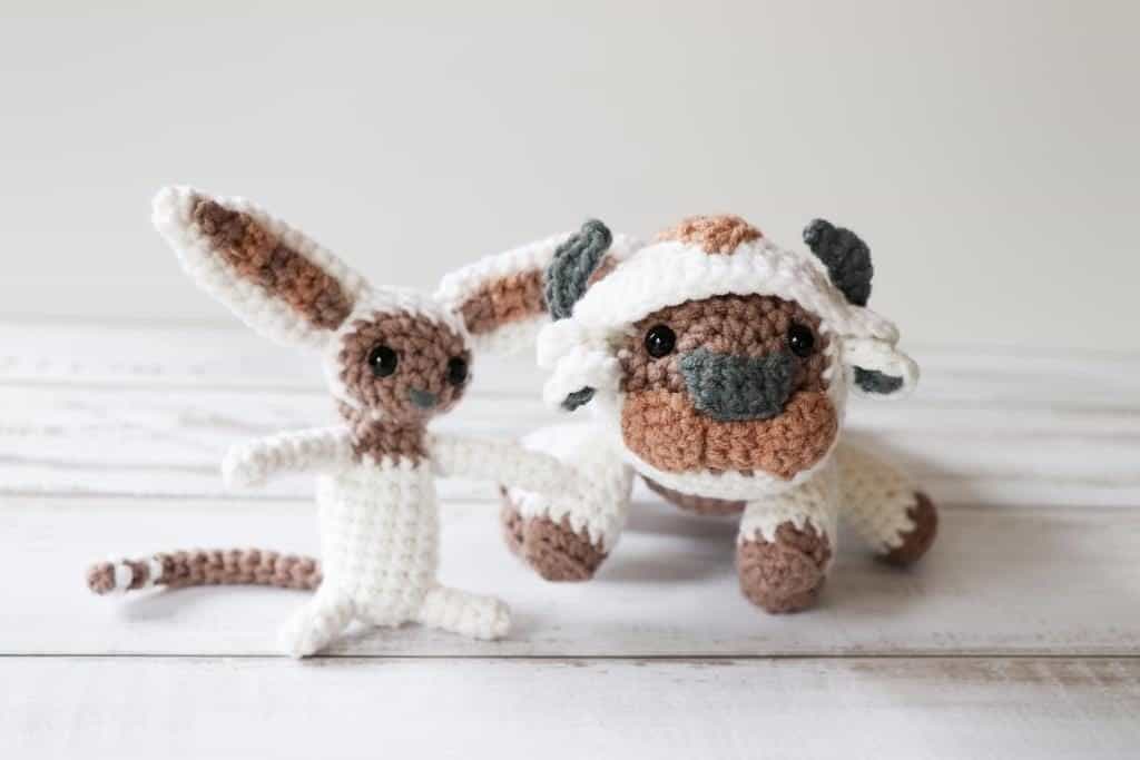 Free crochet Momo pattern | Momo and Appa | Avatar: the Last Airbender