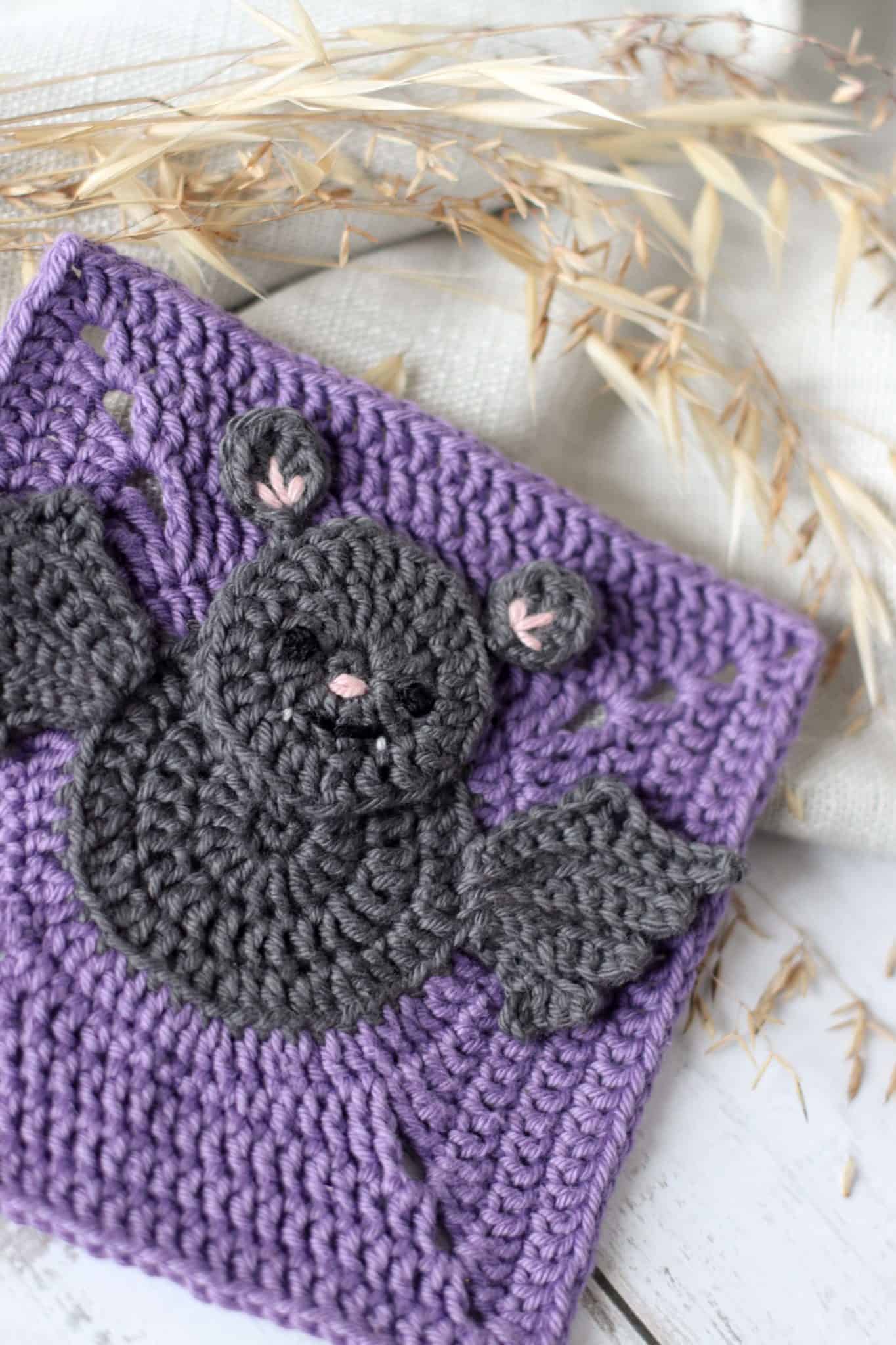 Crochet Bat Pattern | Free Granny Square