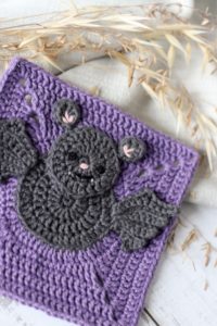 Crochet Bat Pattern | Free Granny Square