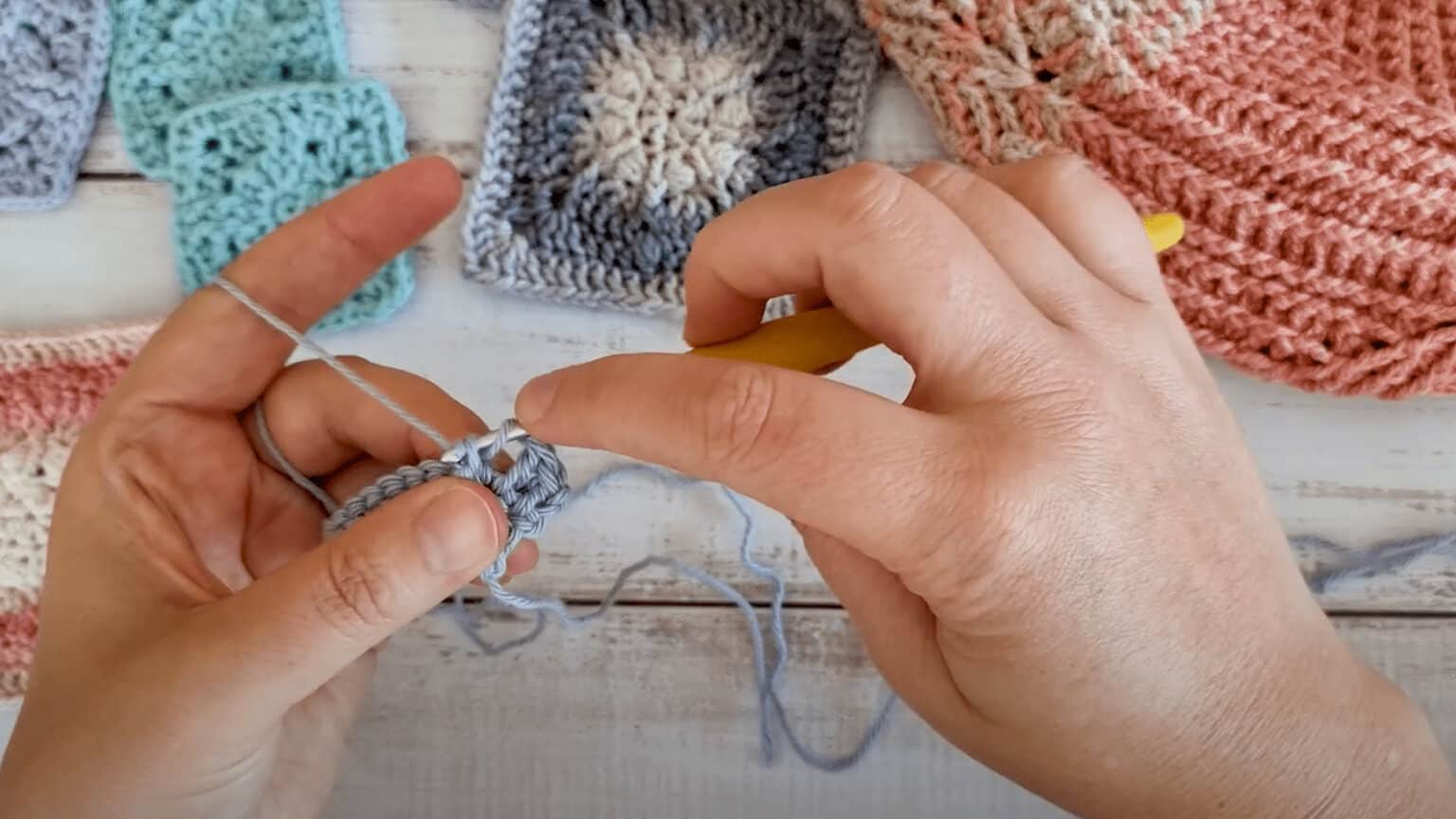 How To Crochet Front And Back Post Double Crochet (FPdc + BPdc)