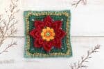 Lotus Flower Granny Square | Free Crochet Flower Pattern