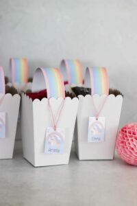 DIY Rainbow Party Favor Bag