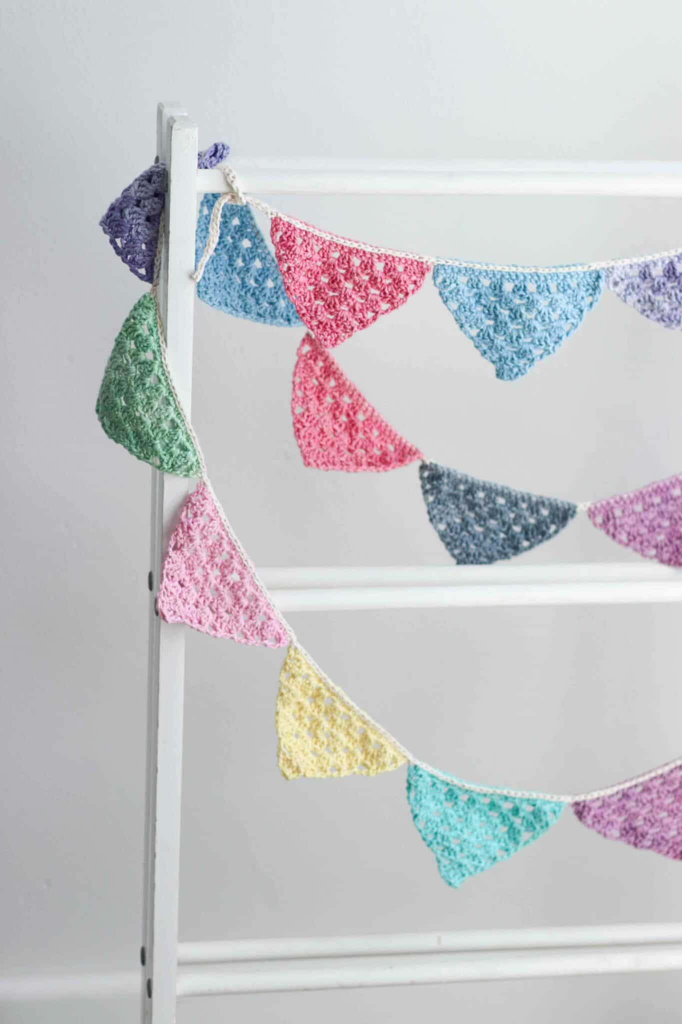 Granny Stitch Crochet Bunting Pattern